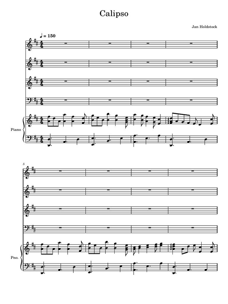 Calipso pour Piano | PDF