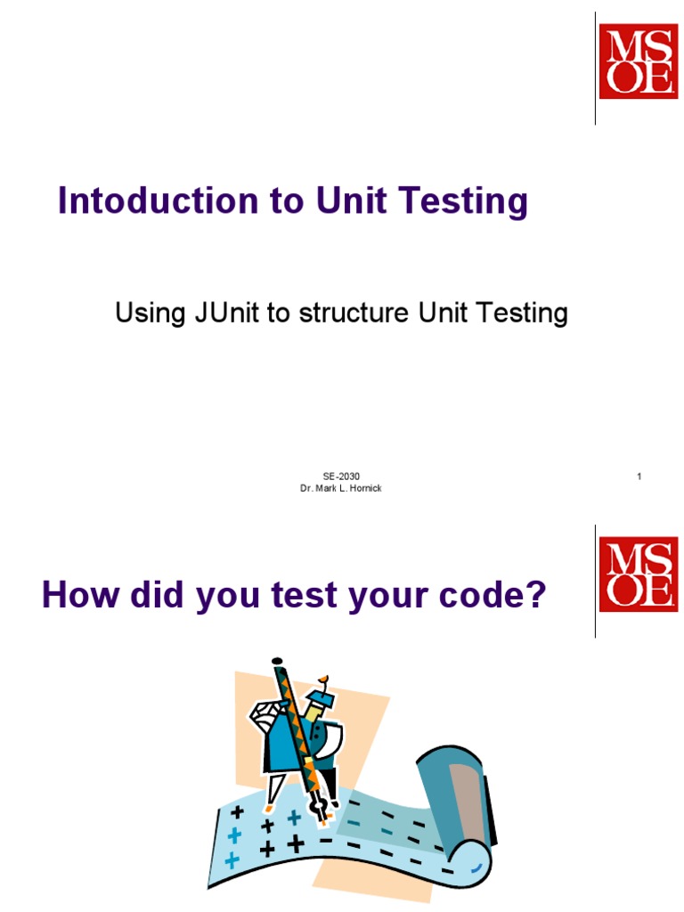 Chap 5 | PDF | Unit Testing | Class (Computer Programming) Chap 5 | PDF | Unit Testing | Class (Computer Programming)