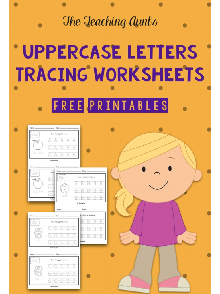Uppercase Letters Worksheets Free Printable | PDF