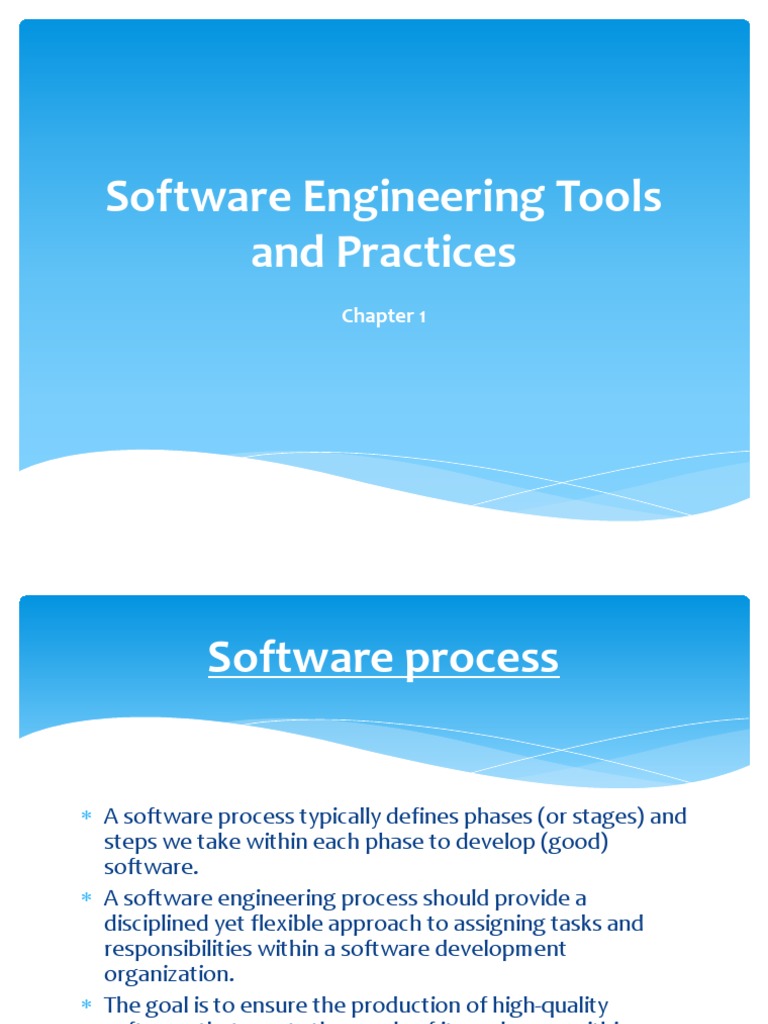 Software Engineering Tools And Practices Pdf Class Computer Programming Method Computer