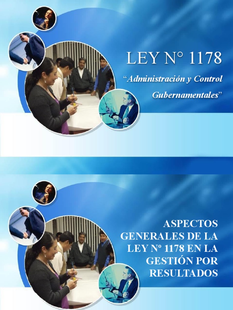 Ley 1178 UMSS Post Grado | PDF | Planificación | Presupuesto