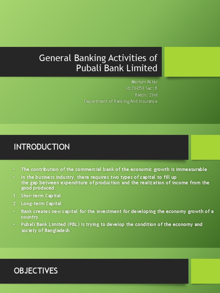 Presentation of PBL | PDF | Banks | Economies