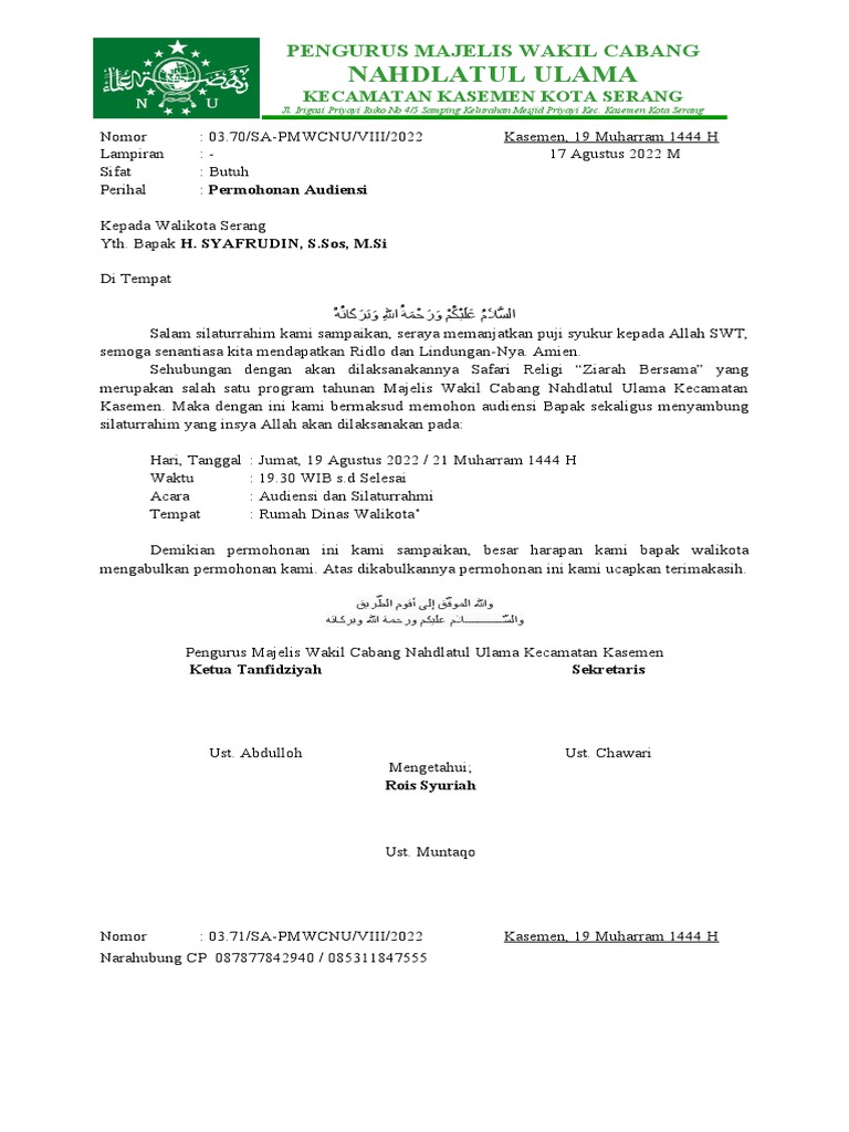 Surat Audiensi Pdf