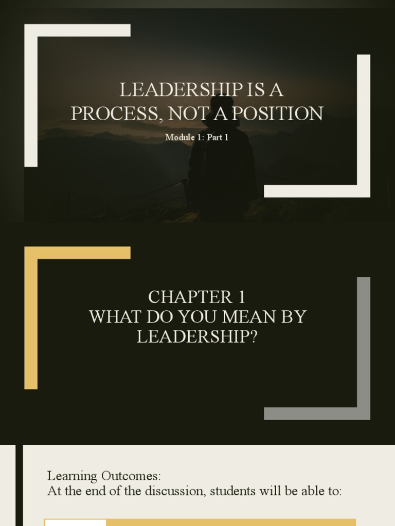 Chapter 1-What Do You Mean by Leadership - Leadership and Decision ...