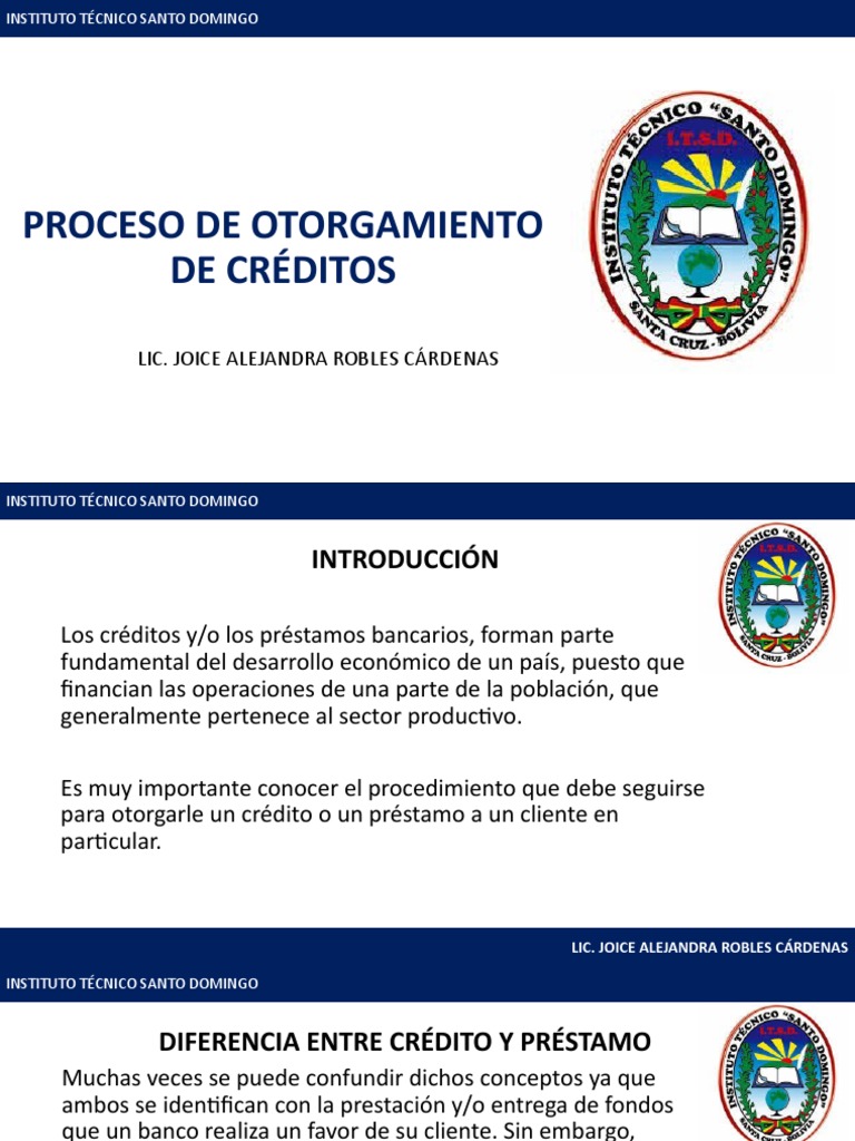 Proceso de Otorgamiento de Créditos | PDF | Bancos | Interés Proceso de Otorgamiento de Créditos | PDF | Bancos | Interés