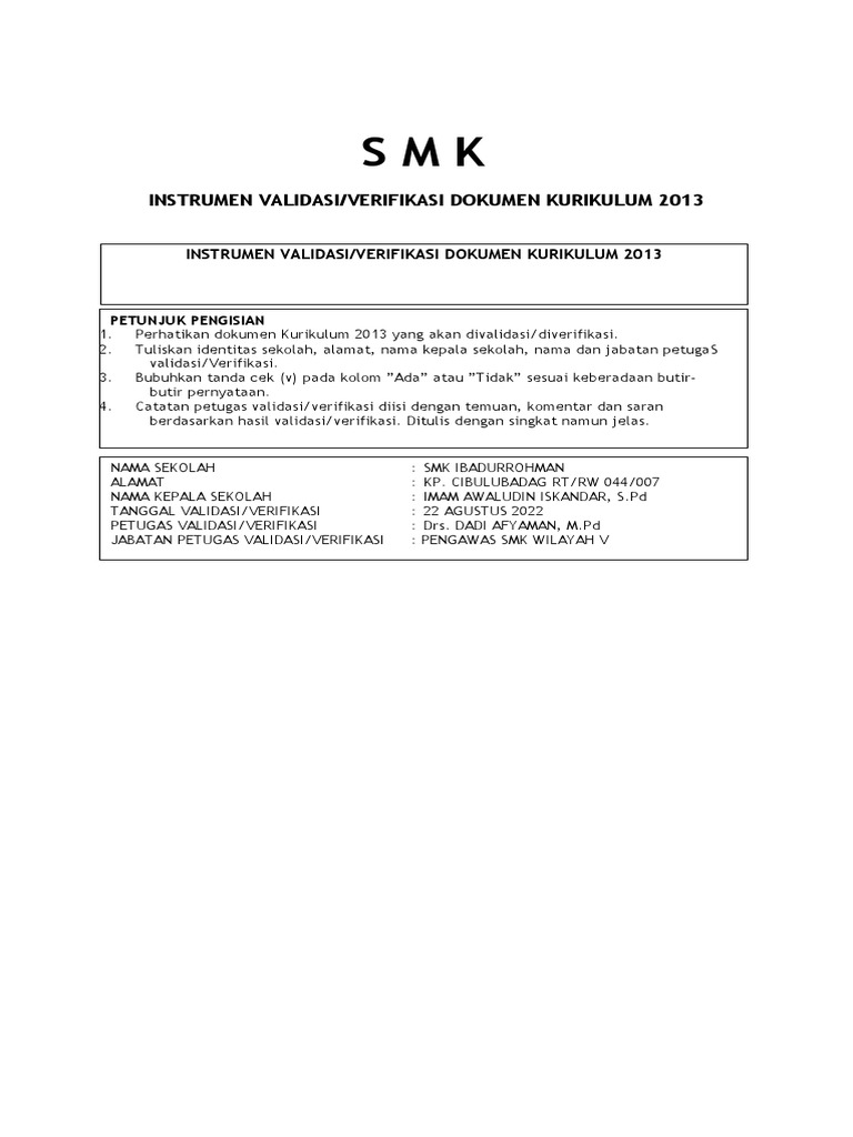 INS VAL KTSP SMK 2022-2023 Edited | PDF