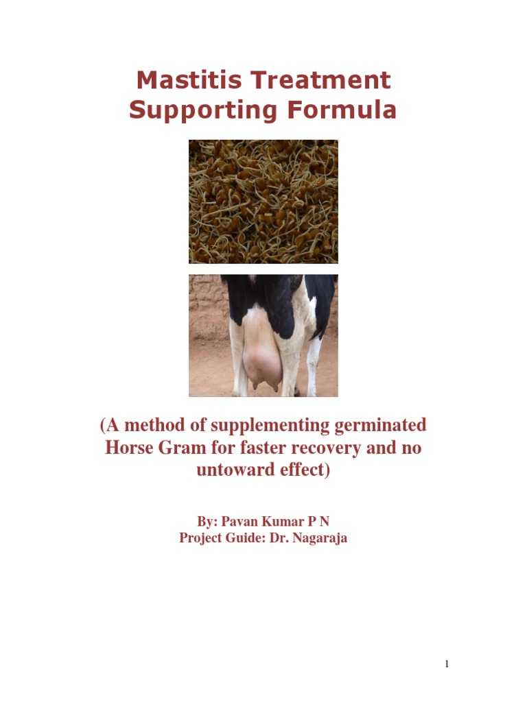 Horse Gram for Mastitis Recovery | PDF | Milk | Vitamin