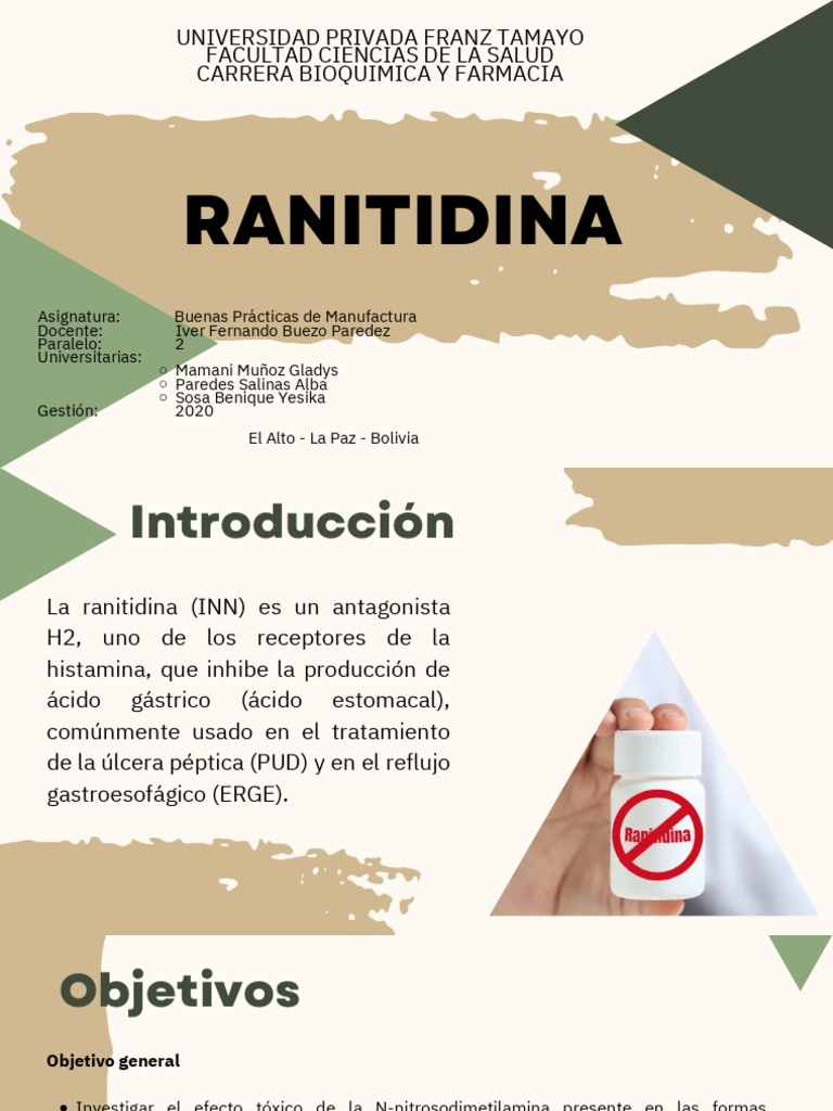 Efectos y riesgos de la ranitidina | PDF | Medicina CLINICA ...