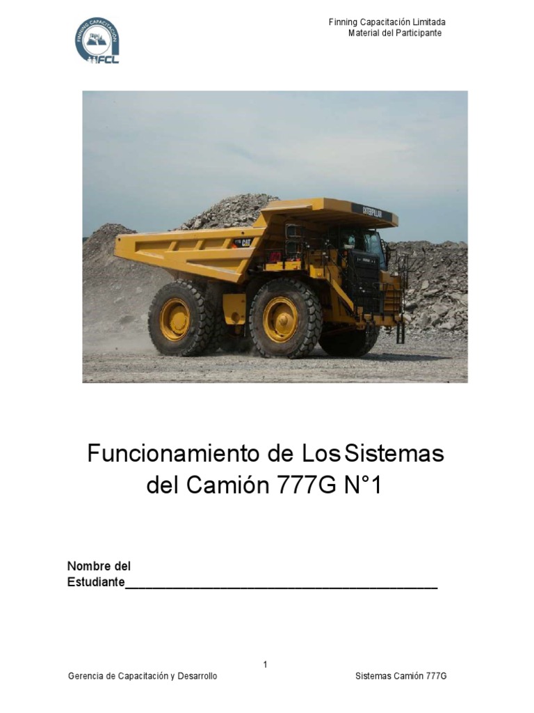N°1 Material Del Participante 777G - Con Introduccion | PDF