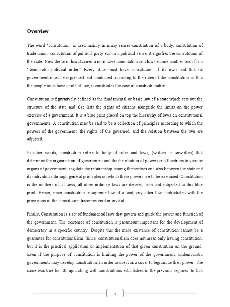 The Revised Constitution of 1955 | PDF | Constitution | Ethiopia