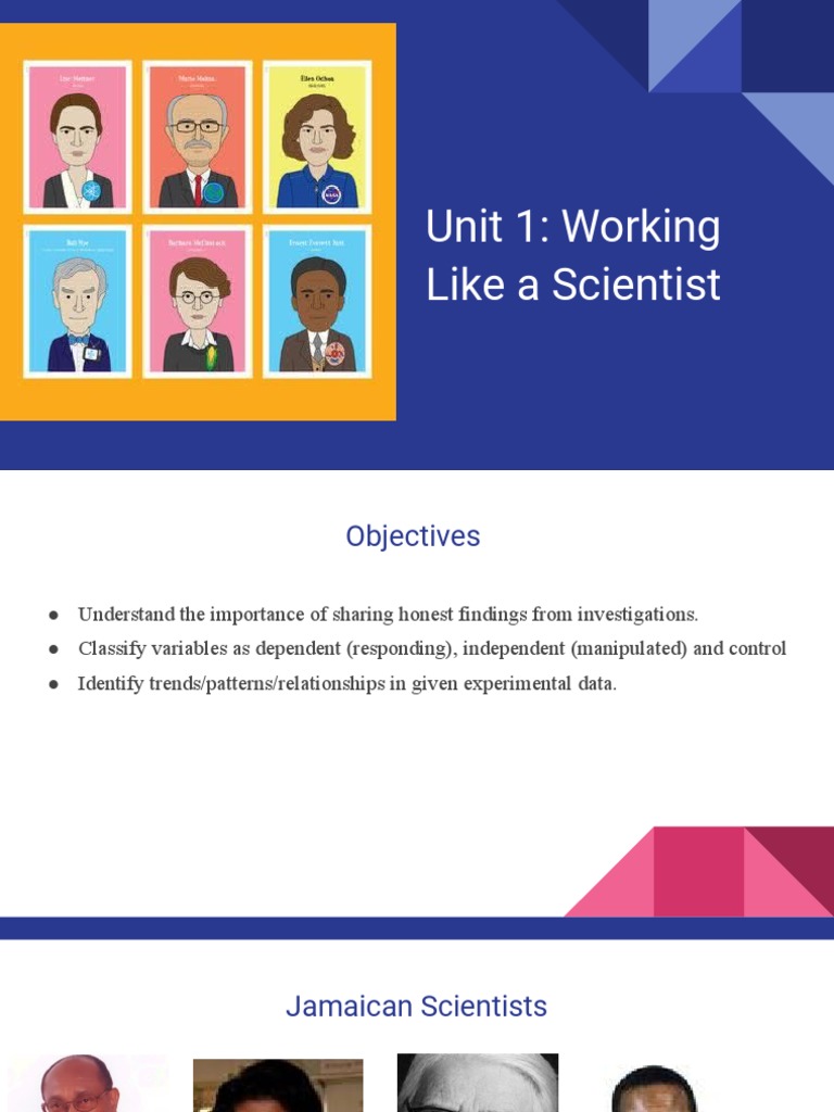 Working Like A Scientist Grade 8 | PDF | Experiment | Dependent And ...