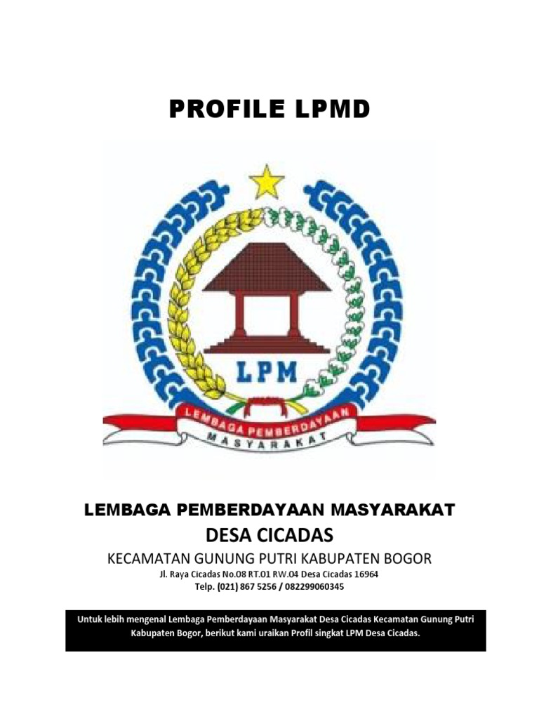 Profile LPMD Desa Cicadas-1 | PDF