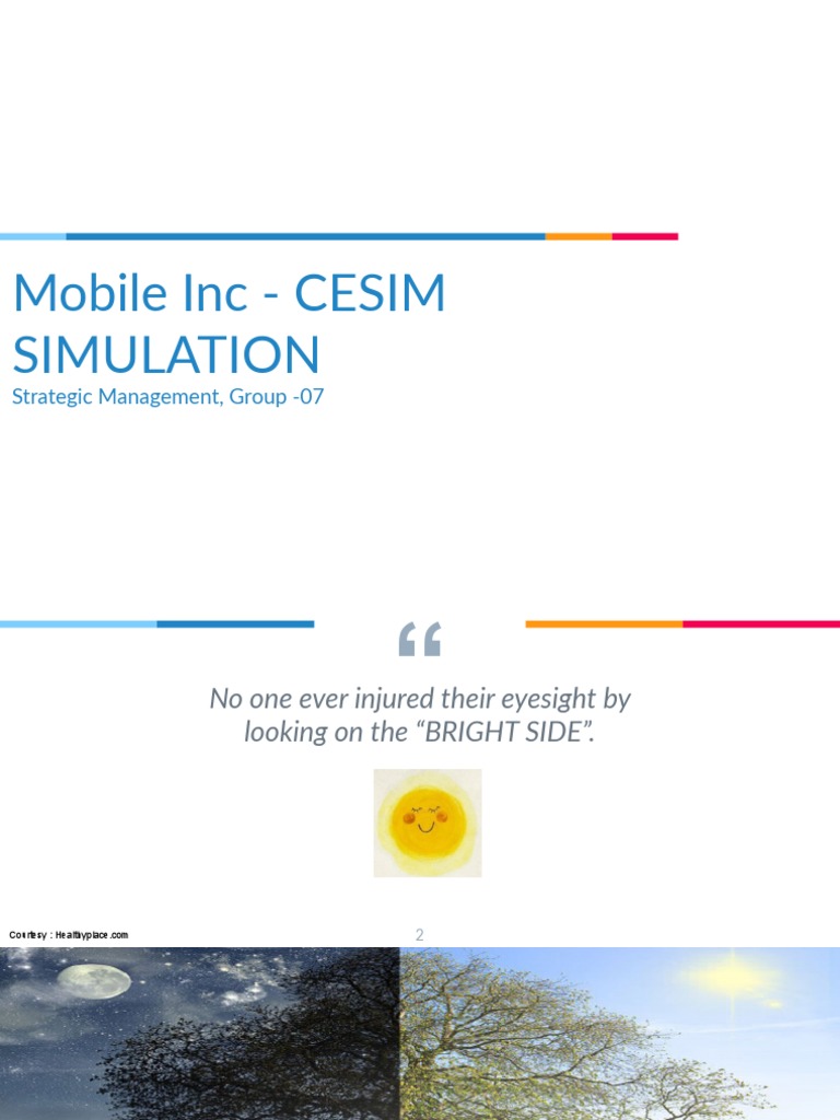 Cesim Silulation Presentaton - Group 07 - V4 | PDF | Simulation | Strategic Management