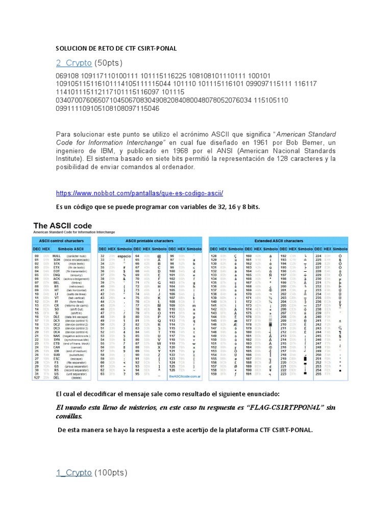 Solucion de Reto de CTF Csirt | PDF | Juegos y actividades | Informática