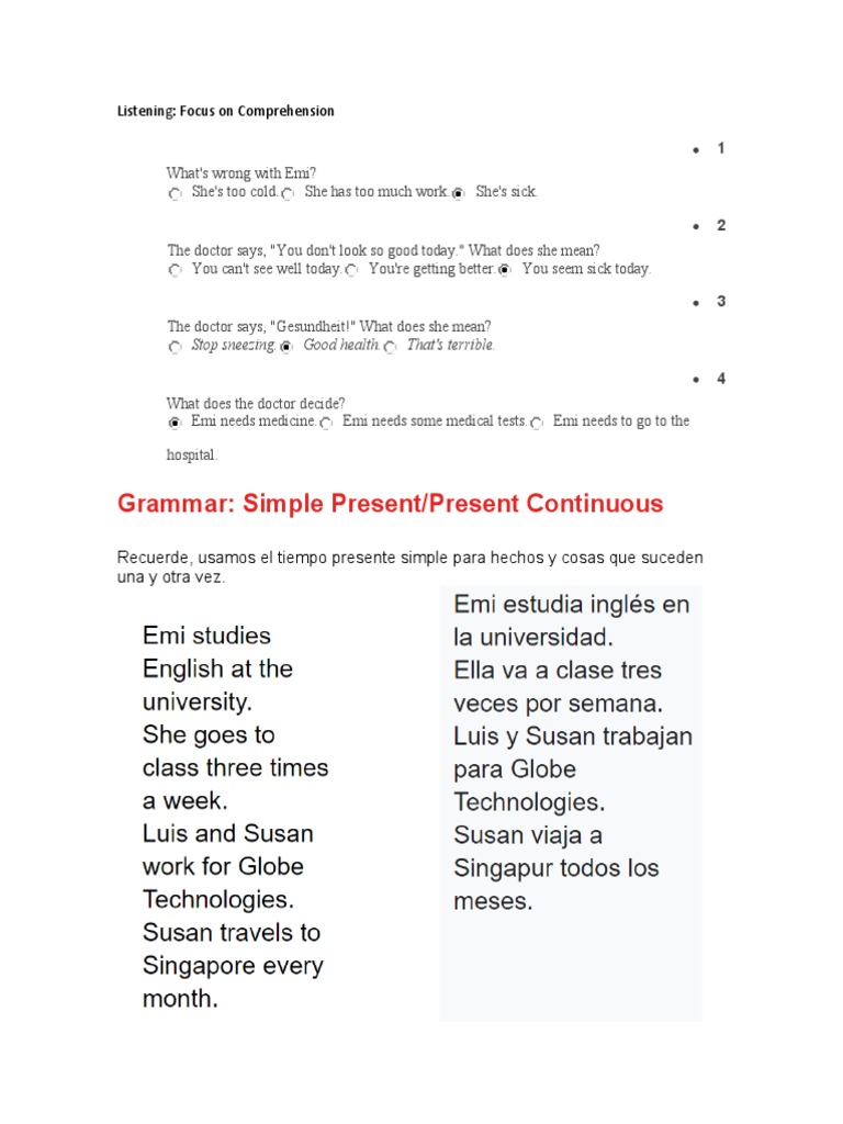 Listening | PDF