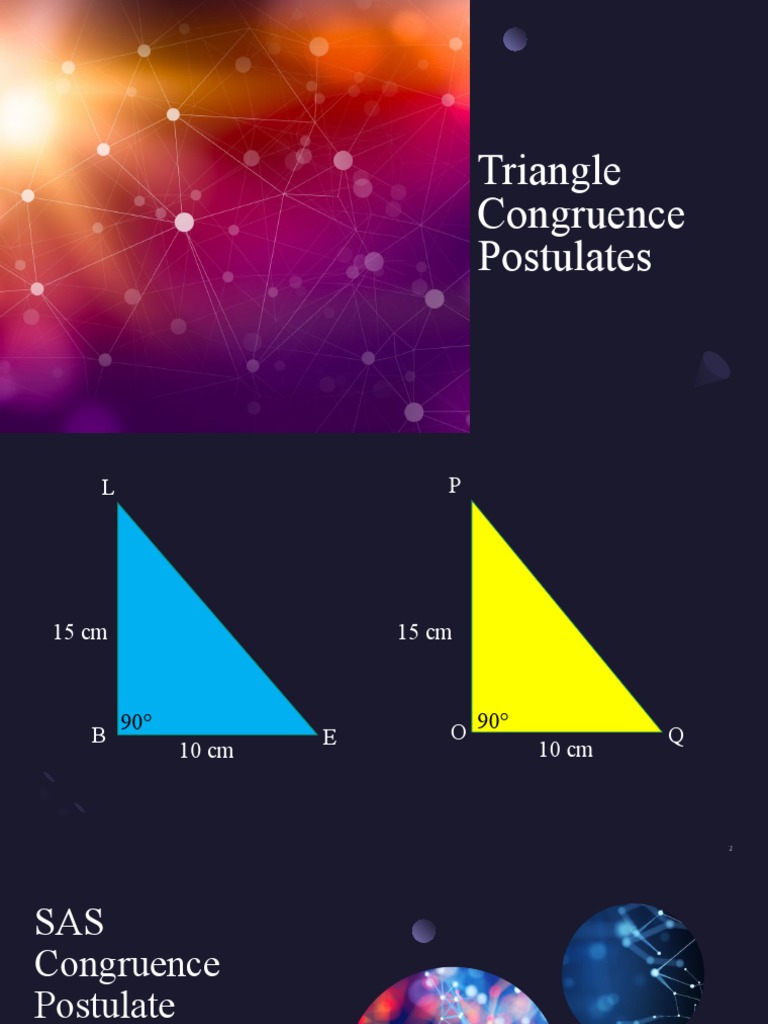 SAS Congruence Postulate | PDF | Perpendicular | Euclidean Geometry