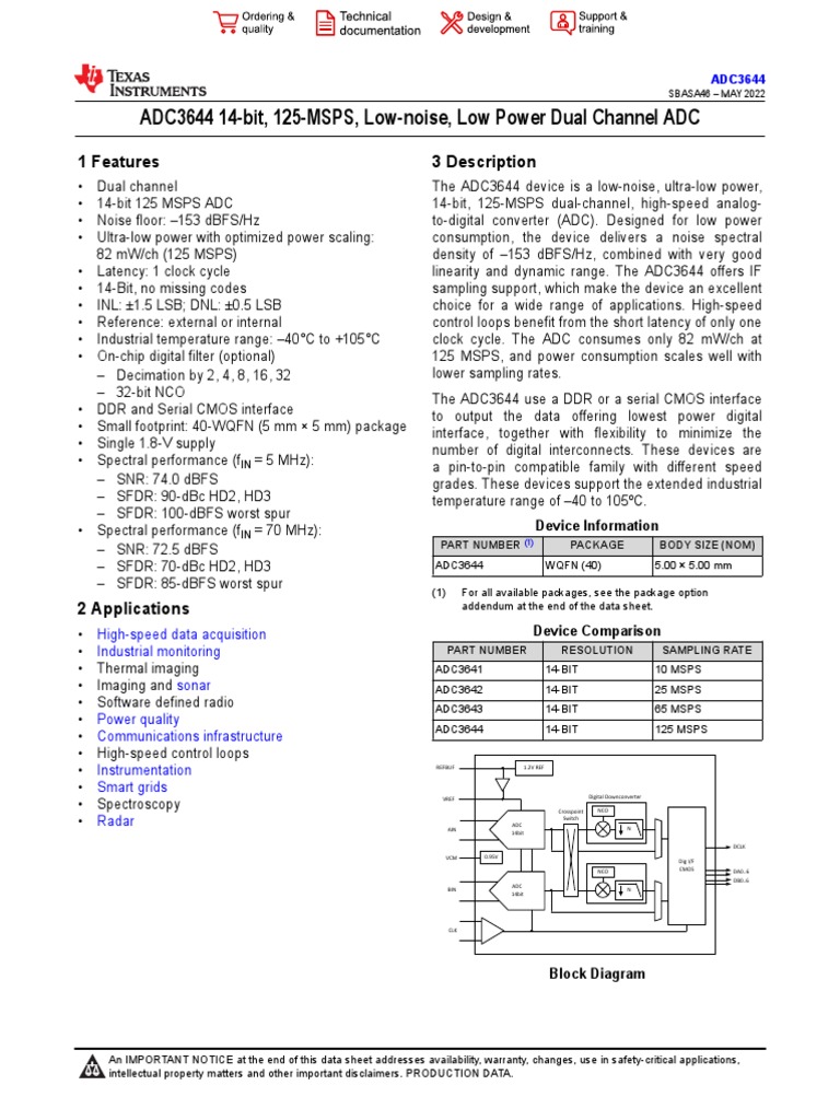 ADC3 | PDF | Analog To Digital Converter | Electrostatic Discharge