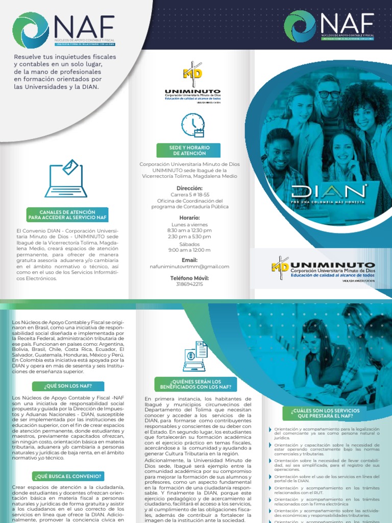 Apoyo Fiscal NAF Folleto | PDF | Contador | aduana