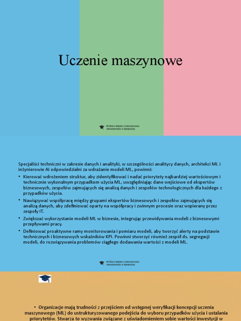 Uczenie Maszynowe 1 | PDF