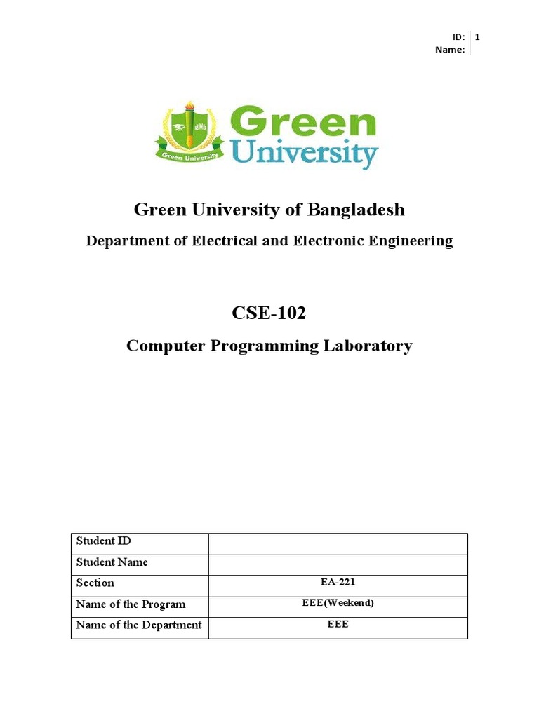 EEE Students' Programming Lab | PDF | Pointer (Computer Programming ...