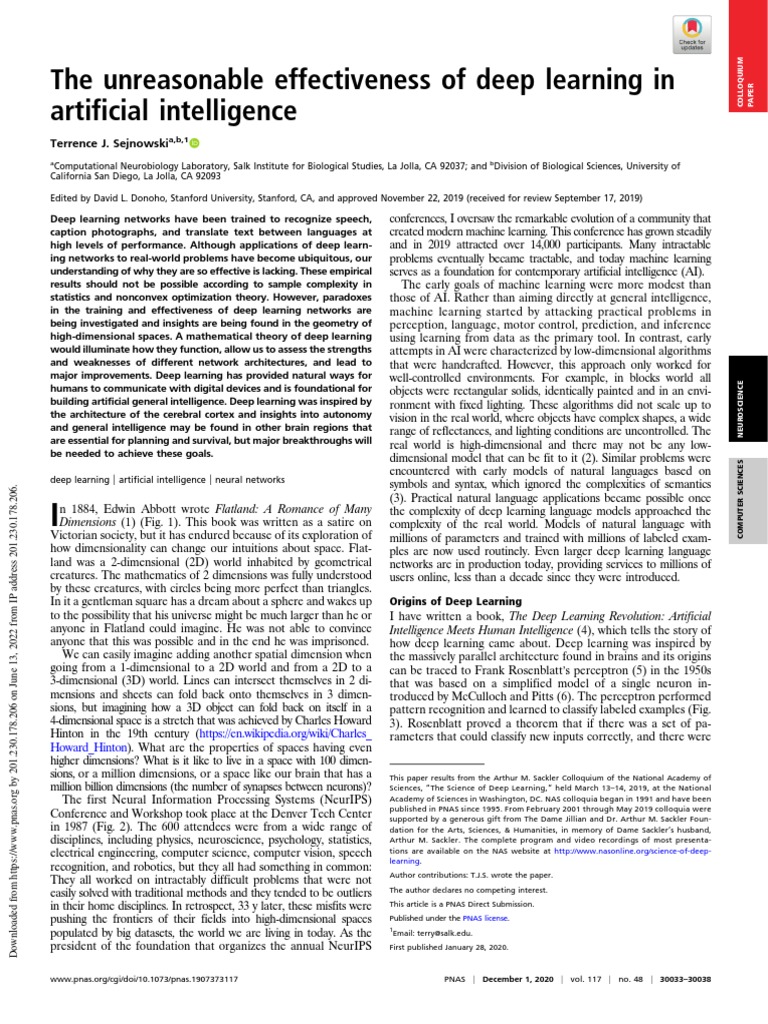 Pnas 1907373117 | PDF | Deep Learning | Artificial Intelligence