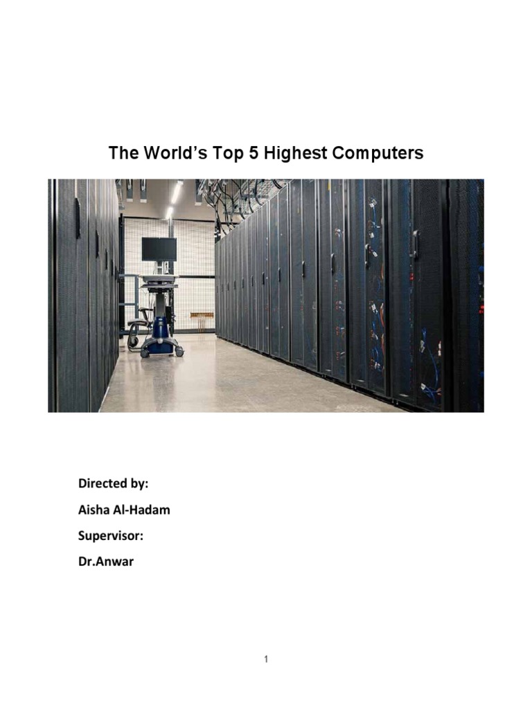 TOP5 Highest Computers | PDF | Supercomputer | Graphics Processing Unit