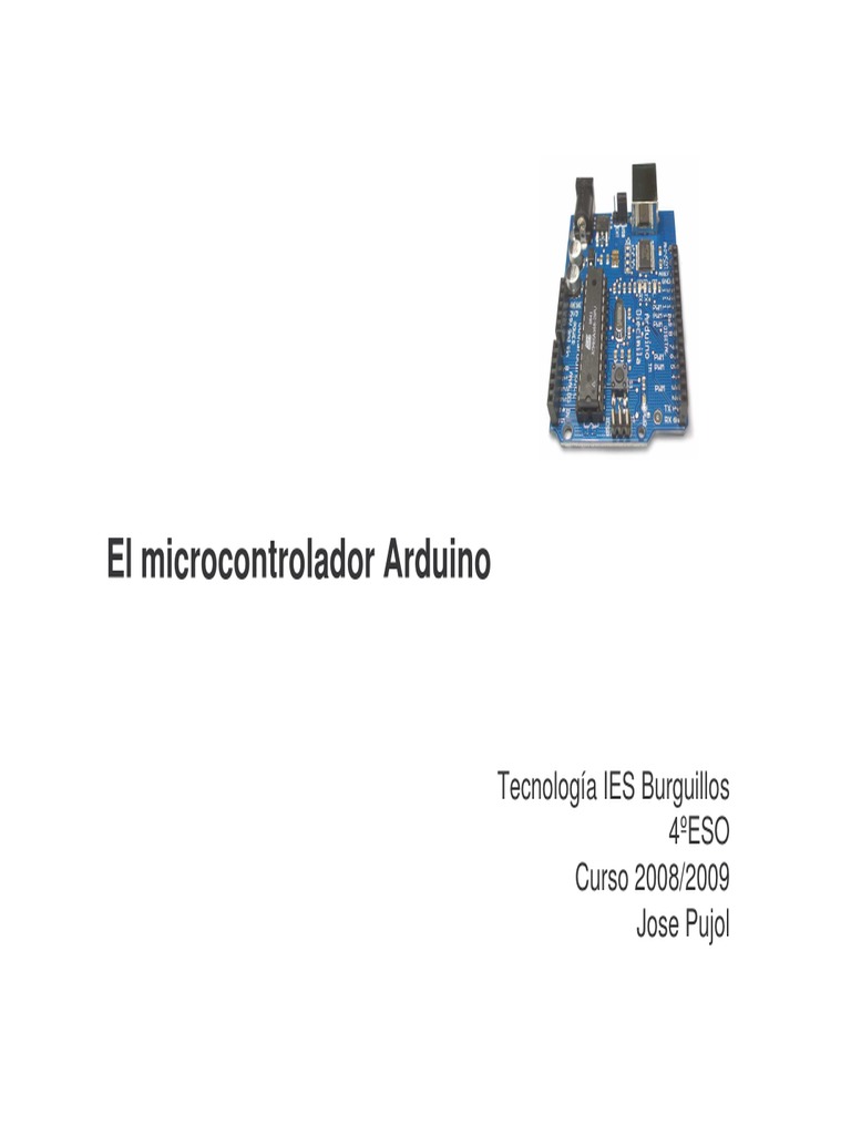 Arduino Pdf Arduino Microcontrolador 2377