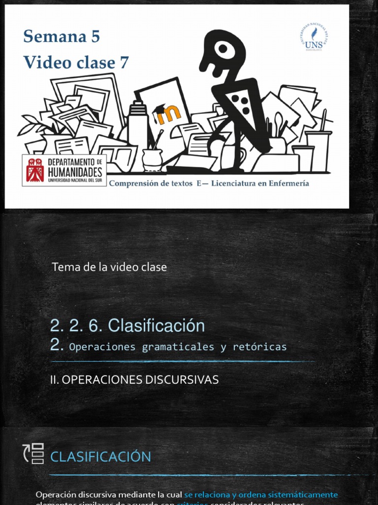 Semana 5 - Operaciones Discursivas Presentación | PDF | Bacteriófago ...