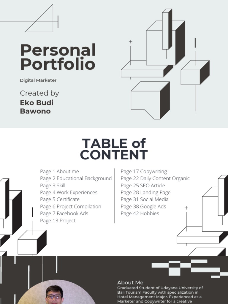 Eko Bawono Personal Portfolio | PDF | Search Engine Optimization ...