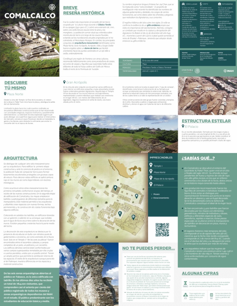 Guia Comalcalco | PDF | Civilización maya | templo