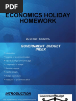 Economics Project On Government Budget - Class 12 CBSE PDF | PDF
