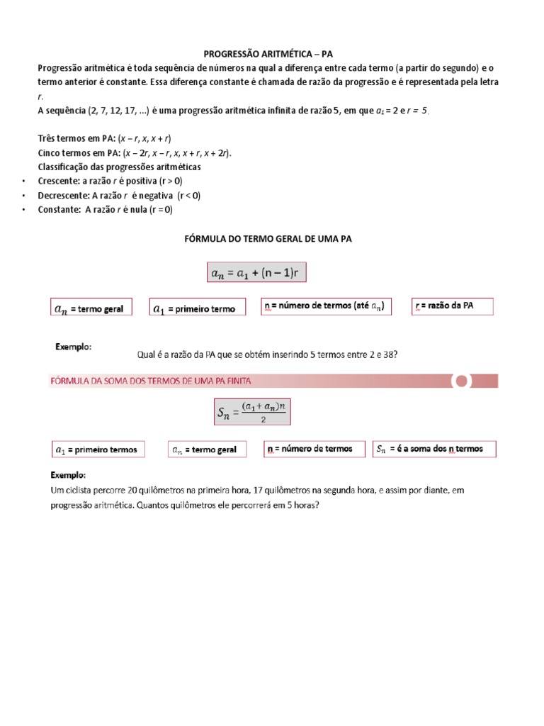 Revisão-pa e Pg- Aluno | PDF