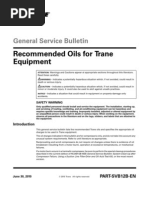 Refrigerant Compatibility and Oil Chart | PDF | Cold | Lubrication