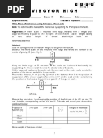 Center of Gravity via Plumb-Line Method | PDF | Home & Garden | Science ...
