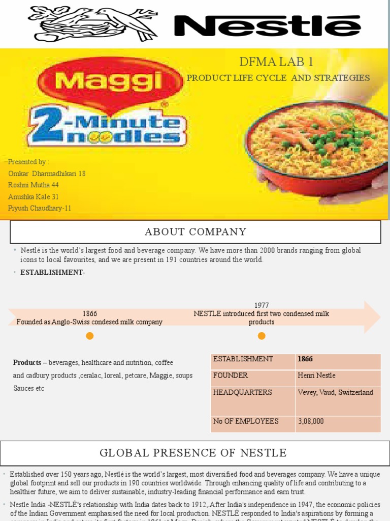 DFMA Lab 1 | PDF | Nestlé | Foods