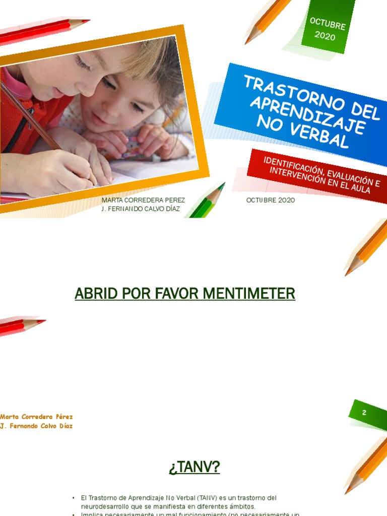 Presentación Definitiva TANV | PDF | Aprendizaje | Hemisferio cerebral