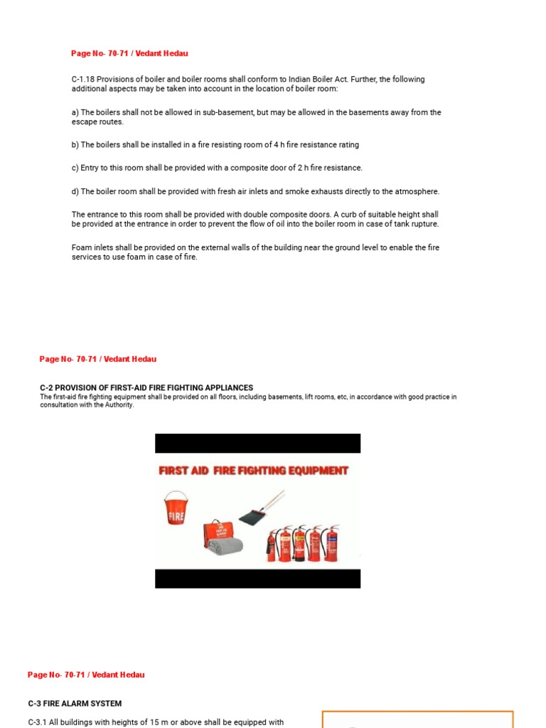 NBC Fire Safety | PDF