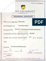 MBA - Sample Certificate | PDF