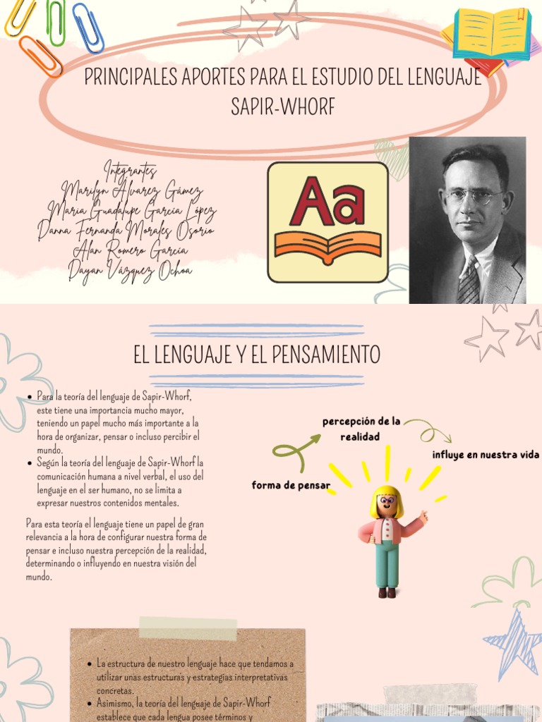 Sapir Whorf | PDF | Pensamiento | Lingüística