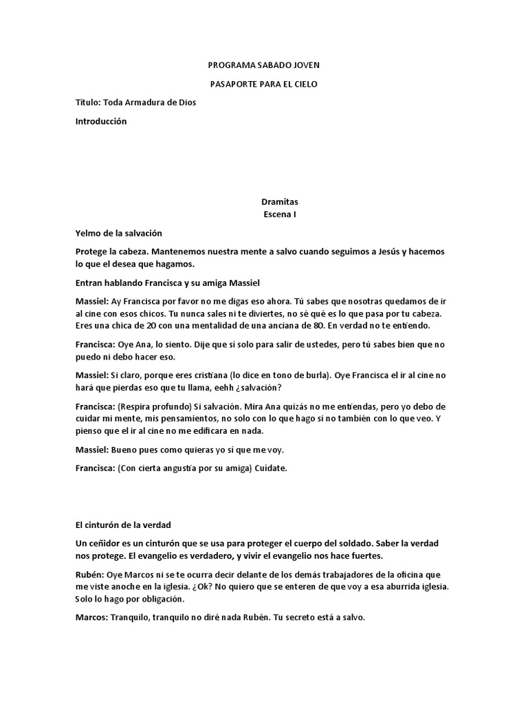 Programa Sabado Joven | PDF | Verdad | Amor