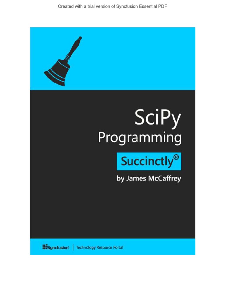 Scipy Programming Succinctly Pdf Python Programming Language Matrix Mathematics 2368