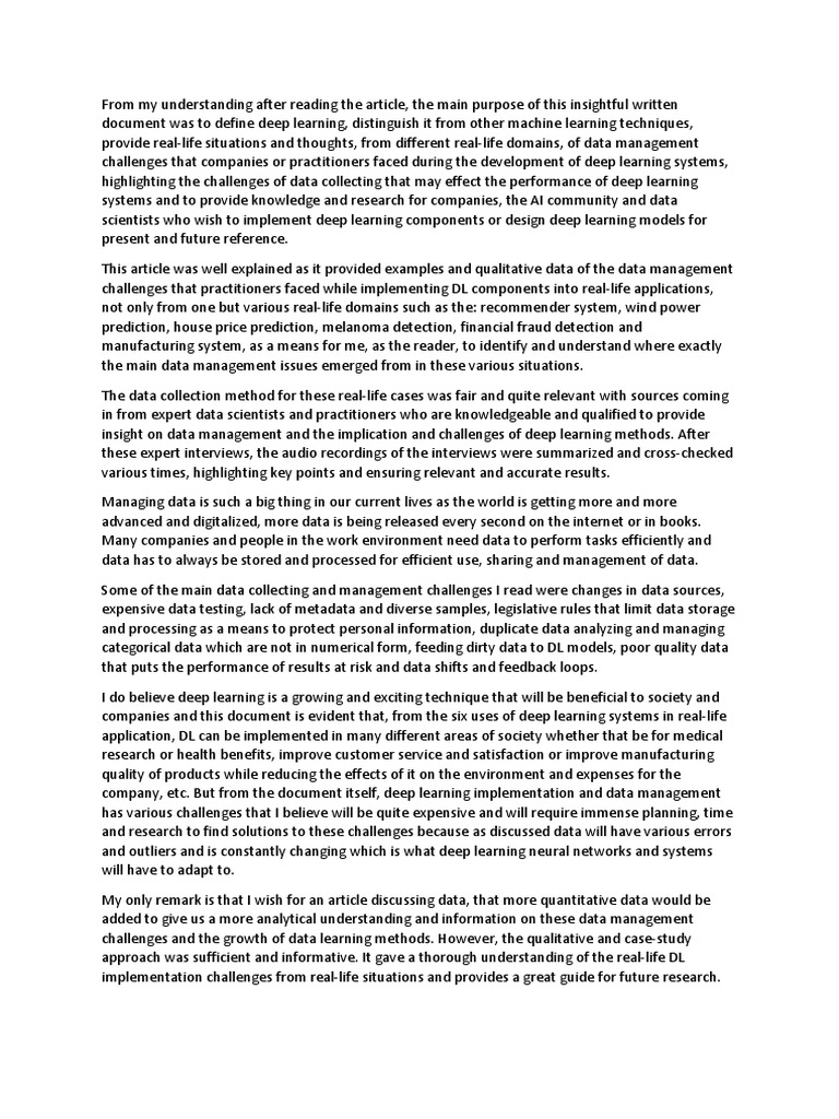 Assignment 1B | PDF | Deep Learning | Data