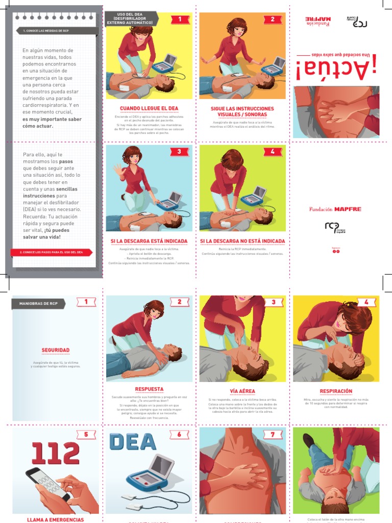 Folleto RCP | PDF | Reanimación cardiopulmonar