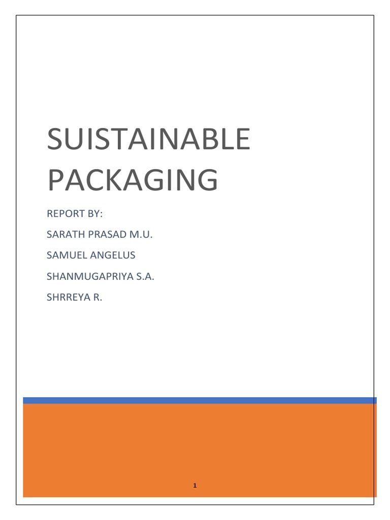 Sustainable Packaging Companies | PDF | Recycling | Packaging And Labeling