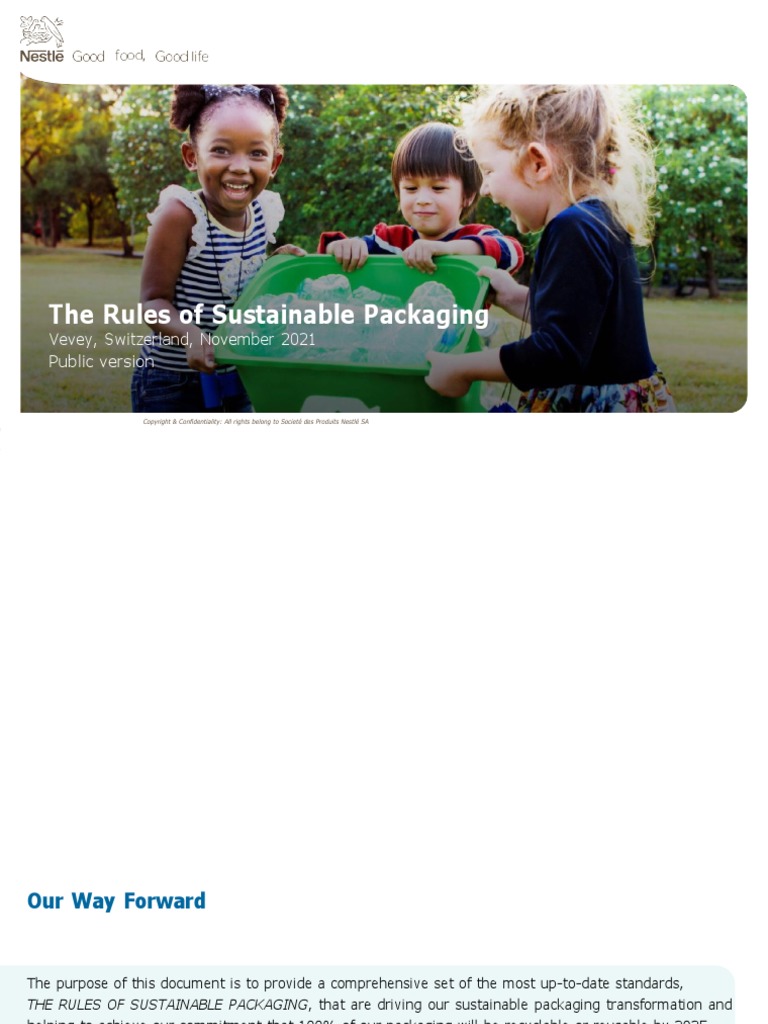 Rules of Sustainable Packaging | PDF | Recycling | Plastic