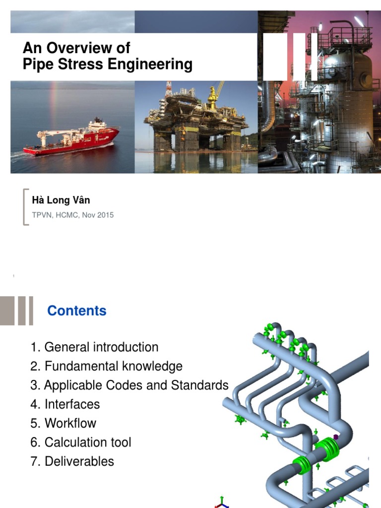 An Overview of Pipe Stress Engineering (Sample) | PDF | Deformation (Engineering) | Stress ...