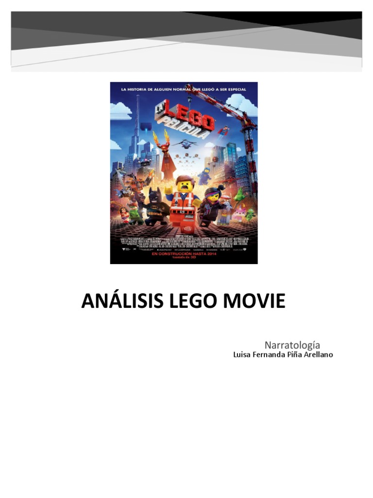 Analisis Lego Movie | PDF | Juguetes | Los Estados Unidos