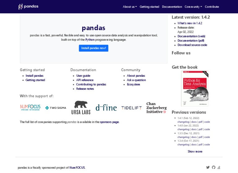 An Introduction to Pandas: A Fast, Powerful, Flexible and Easy to Use ... An Introduction to Pandas: A Fast, Powerful, Flexible and Easy to Use ...