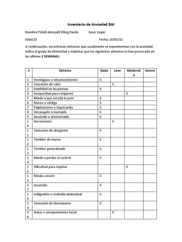BAI - Con Tabla para Interpretar-Resuelto | PDF