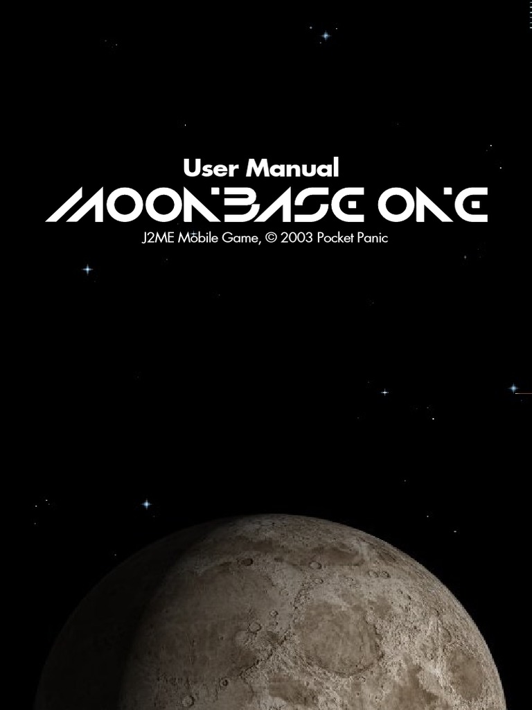 Moonbase One User Manual | PDF | Menu (Computing) | Computing